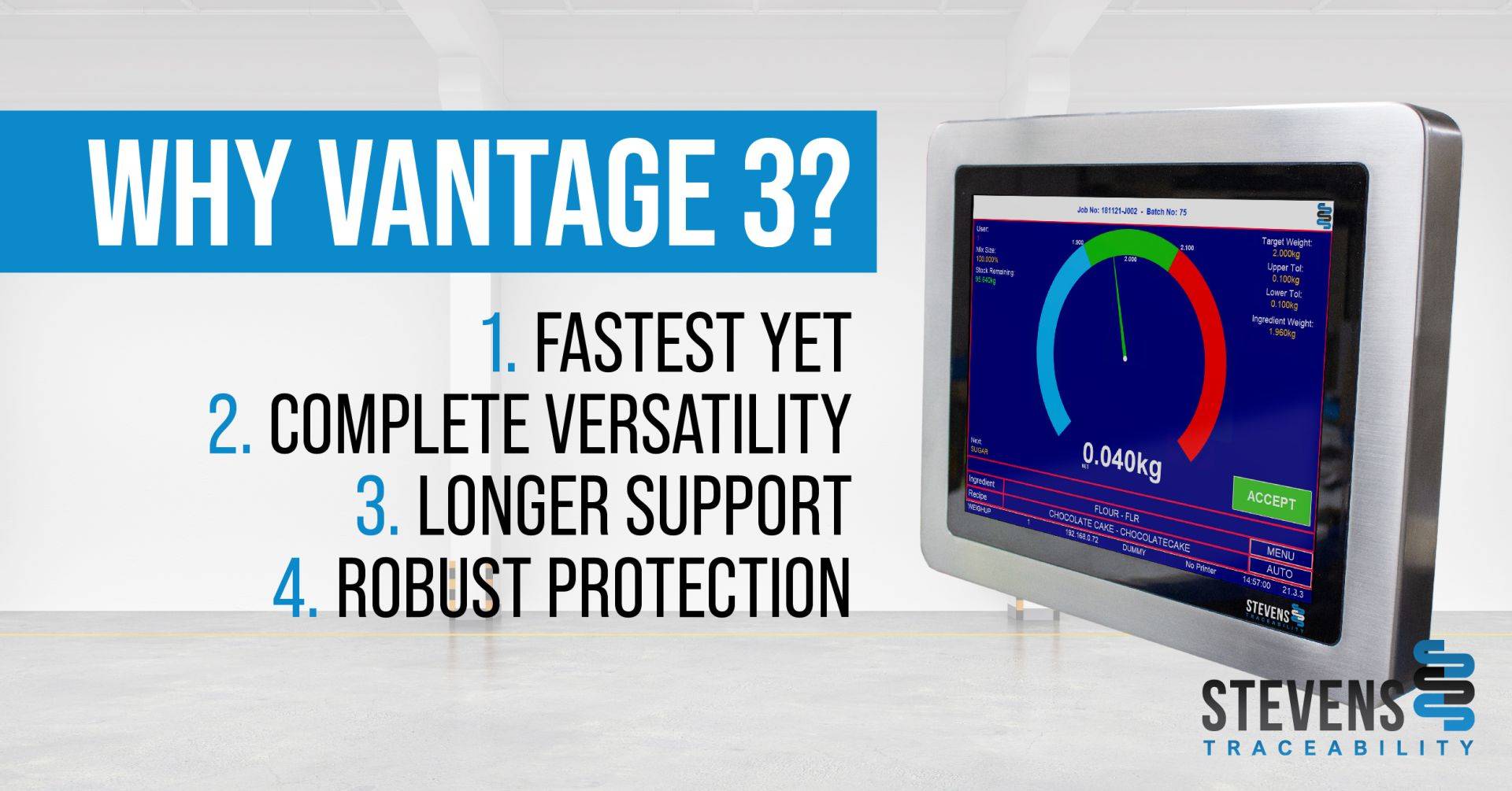 4 Reasons to Upgrade to the Vantage 3 Weighing Terminal