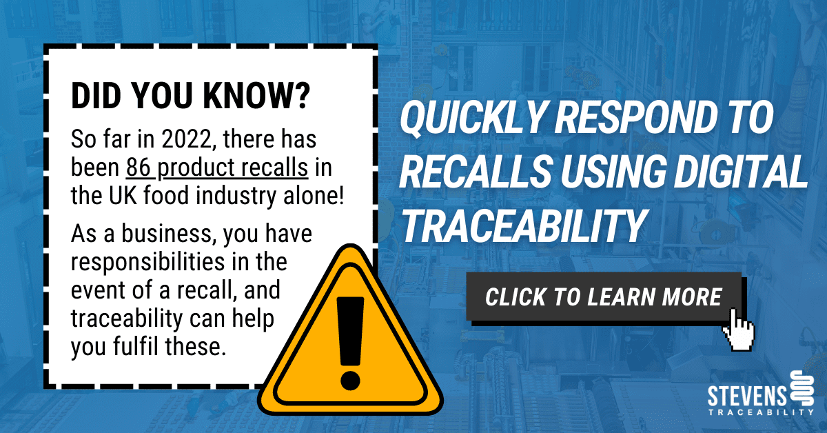 Quickly Respond To Product Recalls Using Traceability