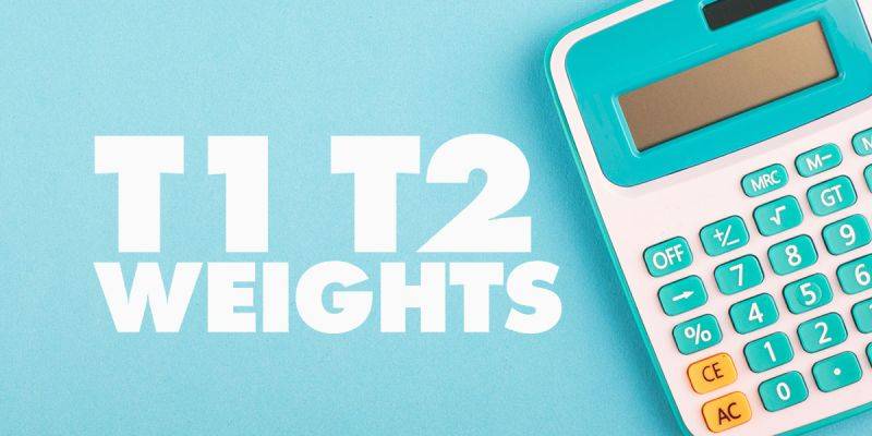 T1 & T2 Weights Calculator - FREE Tool