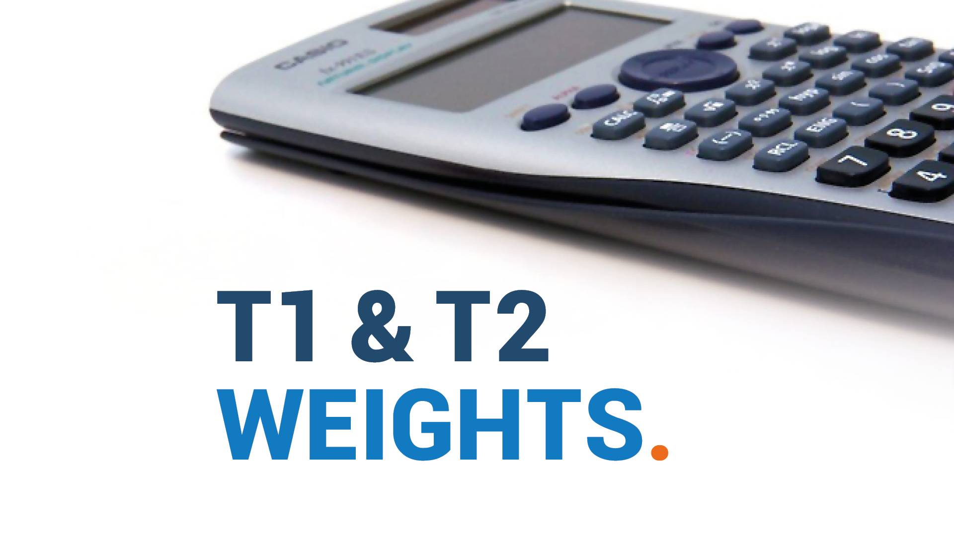 T1 And T2 Weights Calculator – FREE Tool Is Launched | Stevens ...